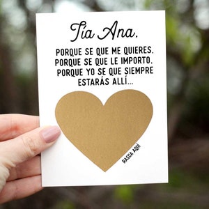 Spanish Godmother Madrina Proposal Scratch off Card - Madrina Card ...