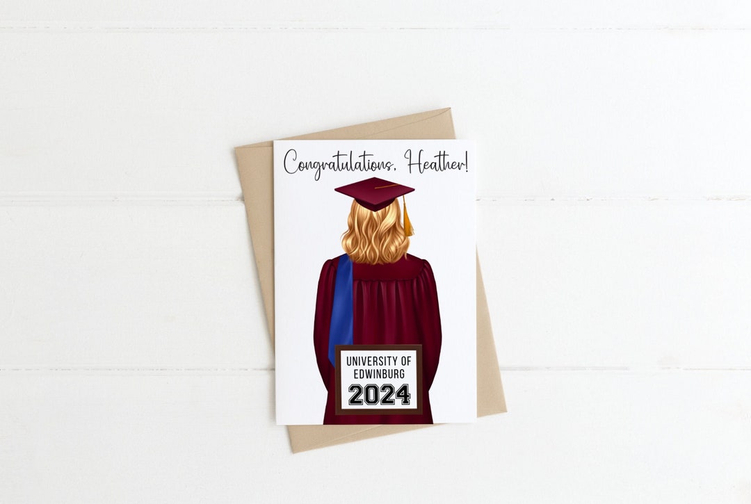 Graduation Card, Congratulations Grad Card, Graduation Card for Senior ...