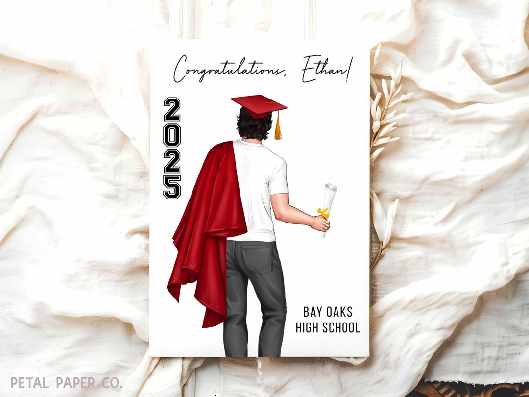 Graduation Card, Congratulations Grad Card, Happy Graduation Card ...