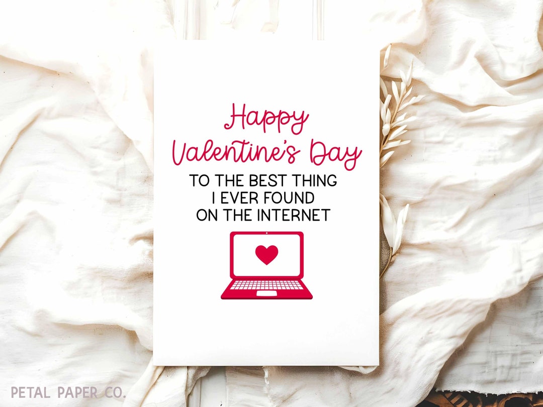 Funny Valentine's Day Card, Card for Valentine, Best Thing I Found on ...