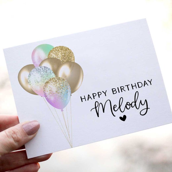 Custom Birthday Card - Etsy