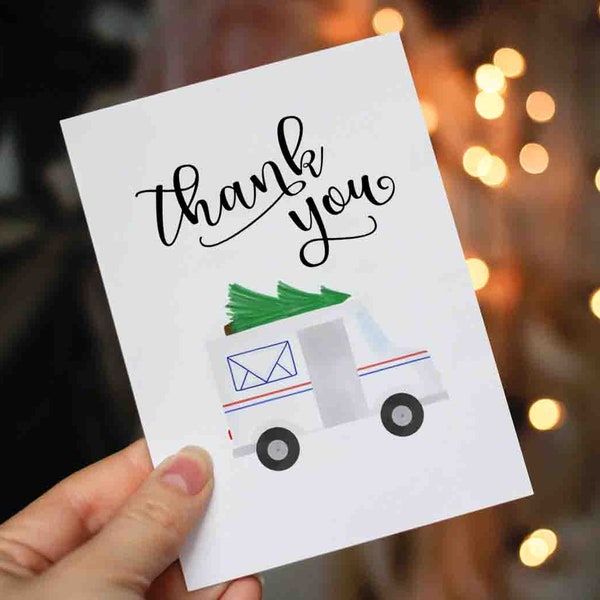 Usps Carrier Christmas Cards - Etsy