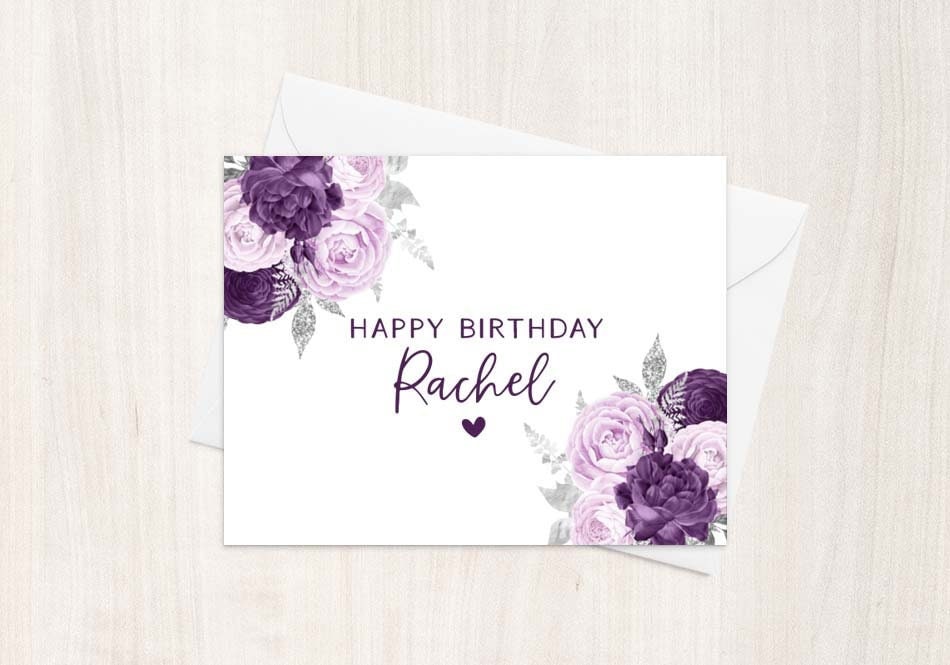 Custom Birthday Card Personalized Birthday Card Cute - Etsy