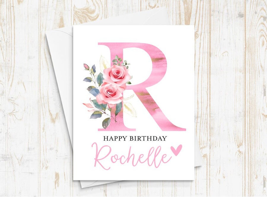 Custom Birthday Card, Personalized Birthday Card, Cute Birthday Card ...