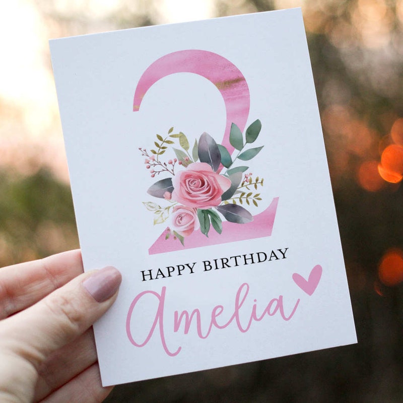 2nd Birthday Card - Etsy