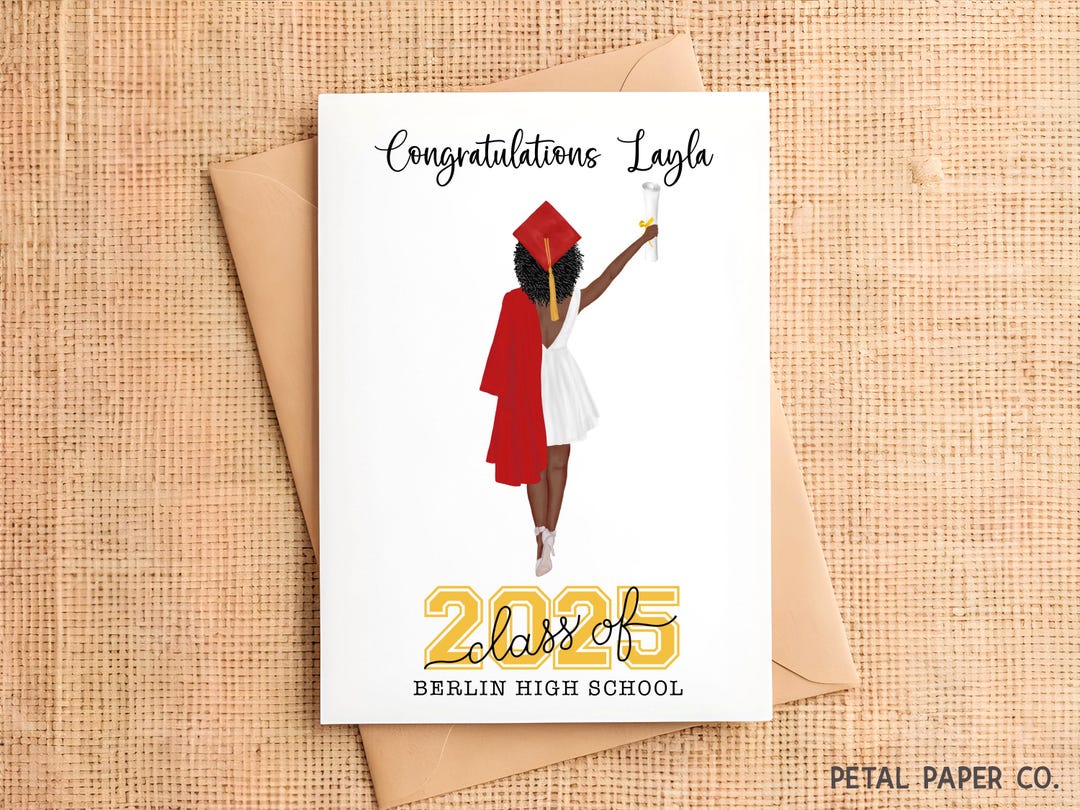 Graduation Card, Congratulations Grad Card, Graduation Card for Senior ...
