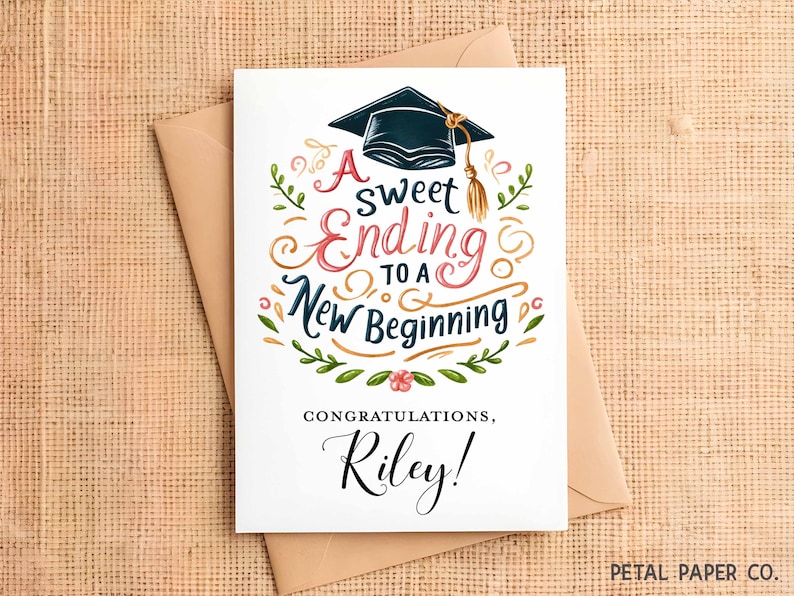 Graduation Card, Congrats Grad Card, Happy Graduation Card ...
