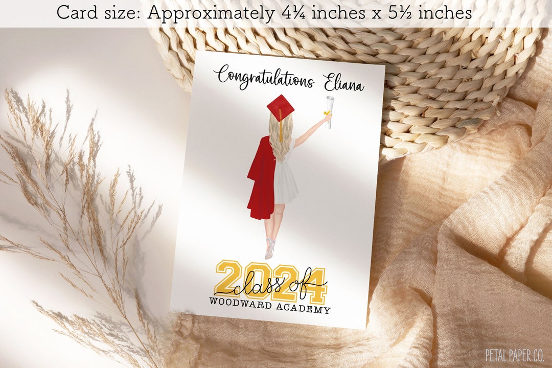 Graduation Card, Congratulations Grad Card, Graduation Card for Senior ...