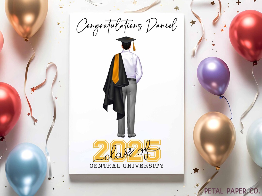 Graduation Card, Congratulations Grad Card, Happy Graduation Card ...