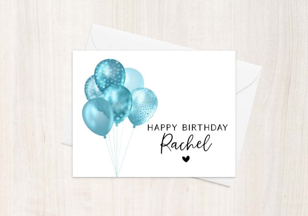 Custom Birthday Card, Personalized Birthday Card, Cute Birthday Card ...
