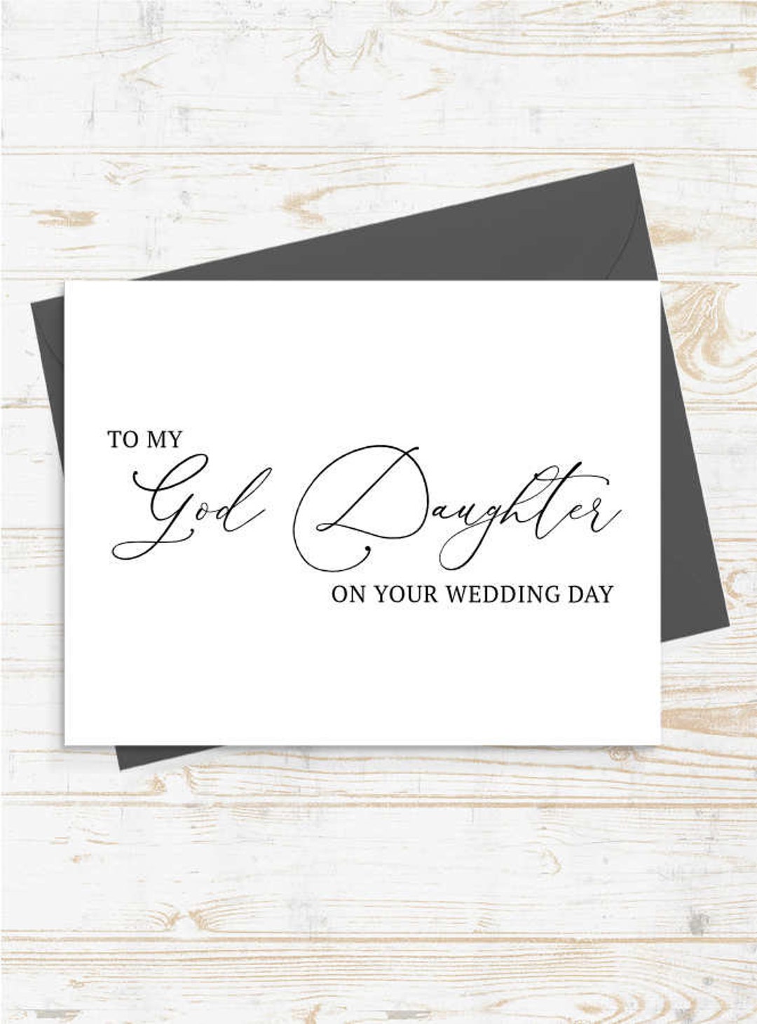 To My God Daughter on YOUR WEDDING DAY Card - God Daughter Wedding Day ...