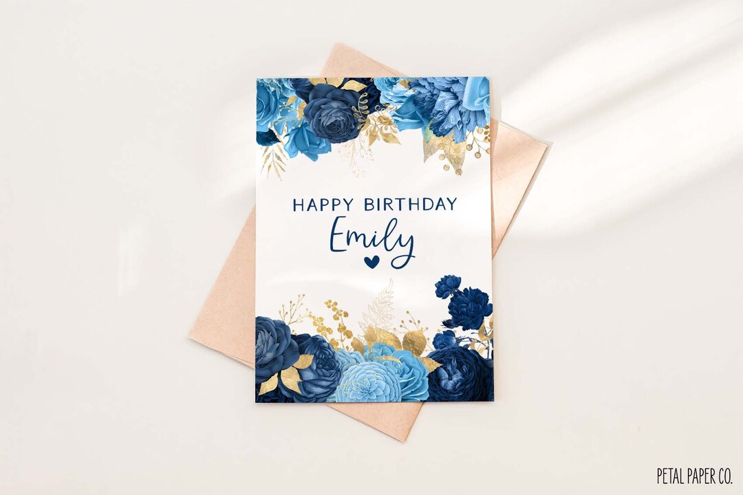 Custom Birthday Card, Personalized Birthday Card, Cute Birthday Card ...