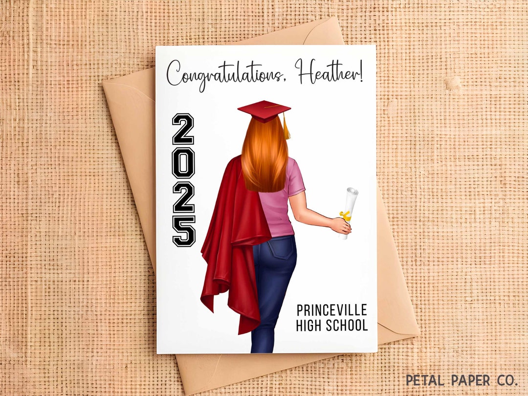 Graduation Card, Congratulations Grad Card, Graduation Card for Senior ...
