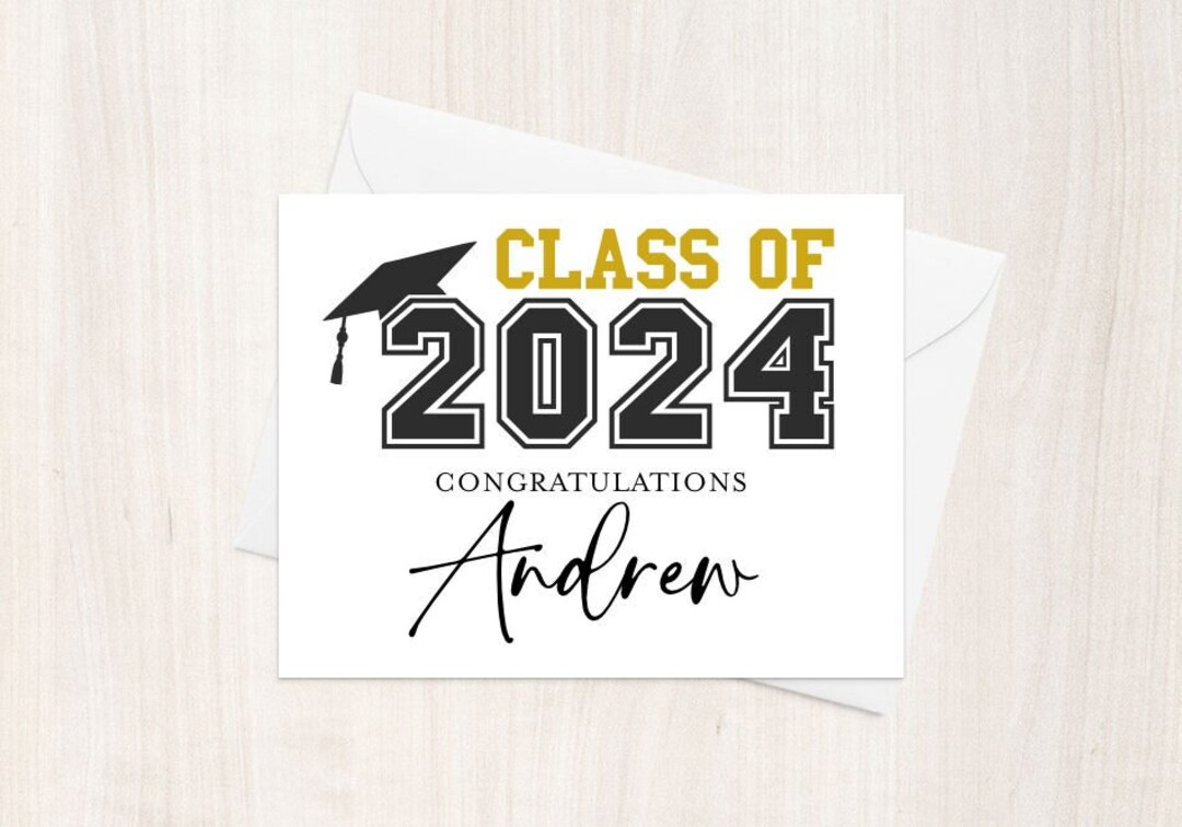 Graduation Card, Congrats Grad Card, Happy Graduation Card ...