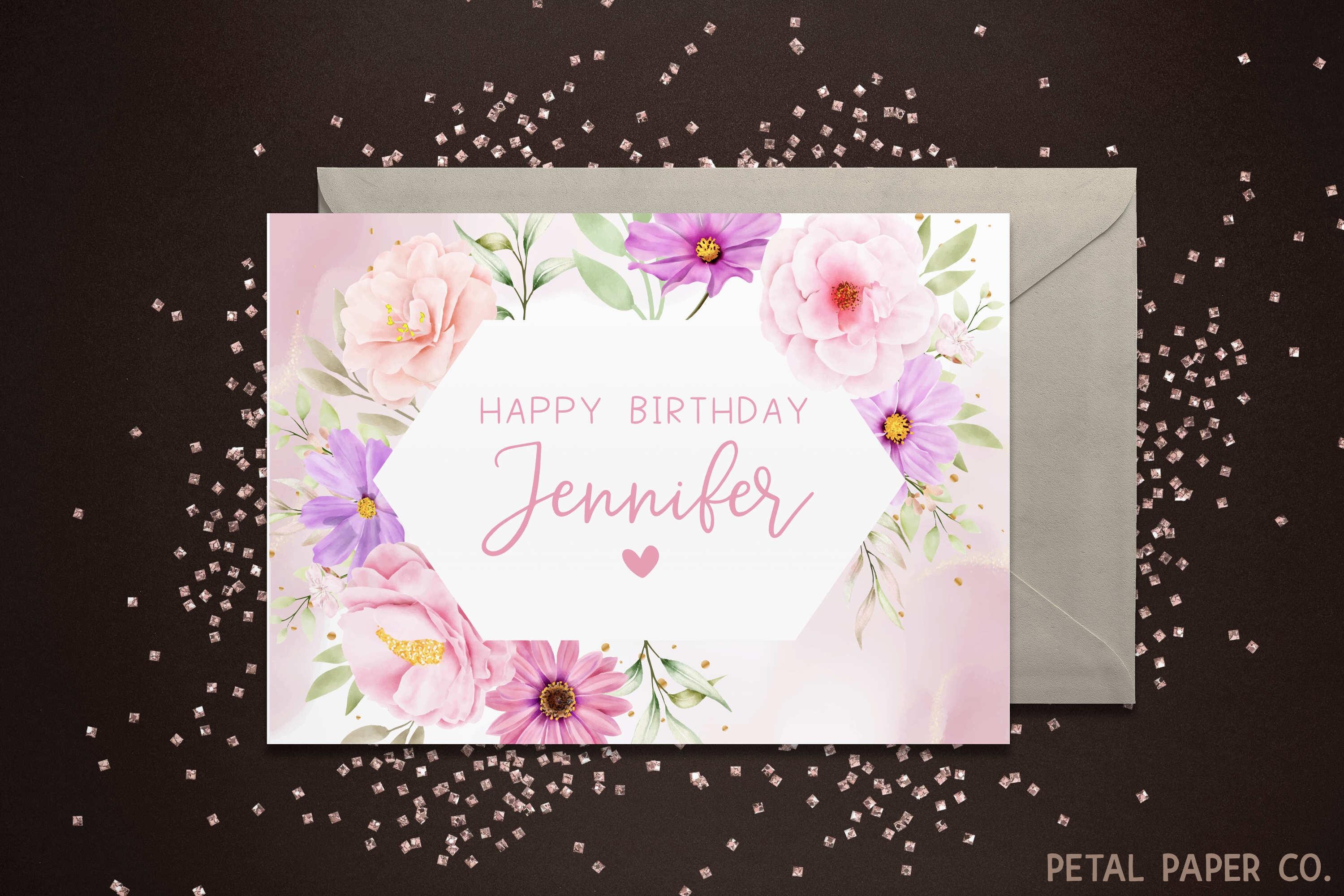 Custom Birthday Card, Personalized Birthday Card, Cute Birthday Card ...