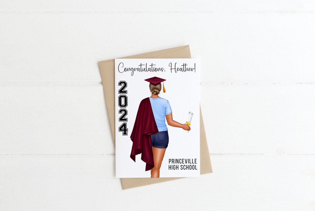 Graduation Card, Congratulations Grad Card, Graduation Card for Senior ...