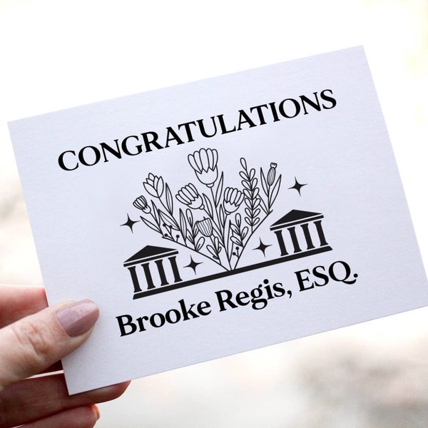 Congratulations Passing the Bar - Etsy