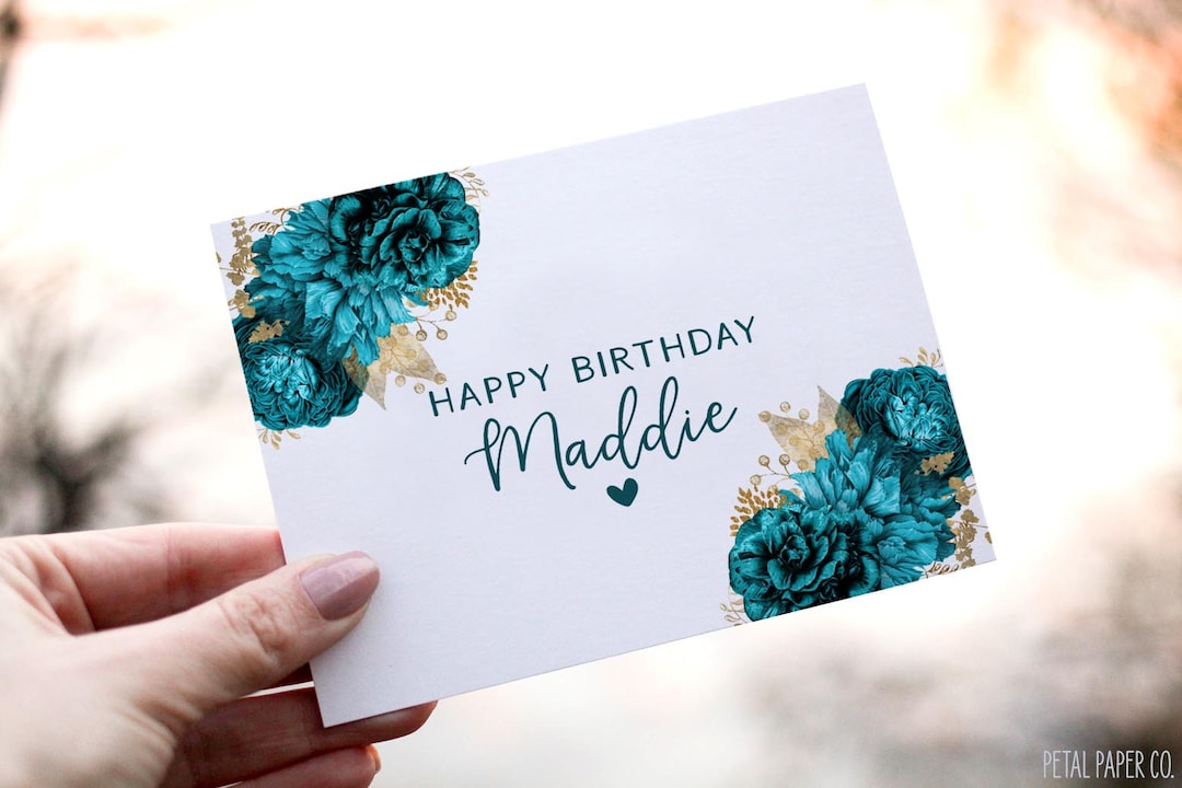 Custom Birthday Card, Personalized Birthday Card, Cute Birthday Card ...