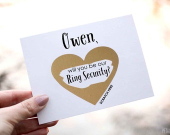 Ring Security Proposal Card - Etsy