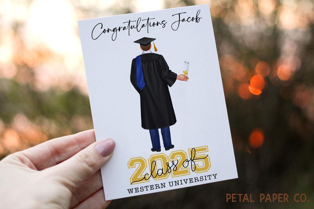 Graduation Card, Congratulations Grad Card, Happy Graduation Card ...
