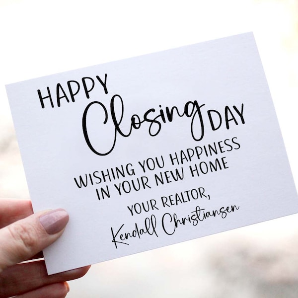 Closing Day Card - Etsy