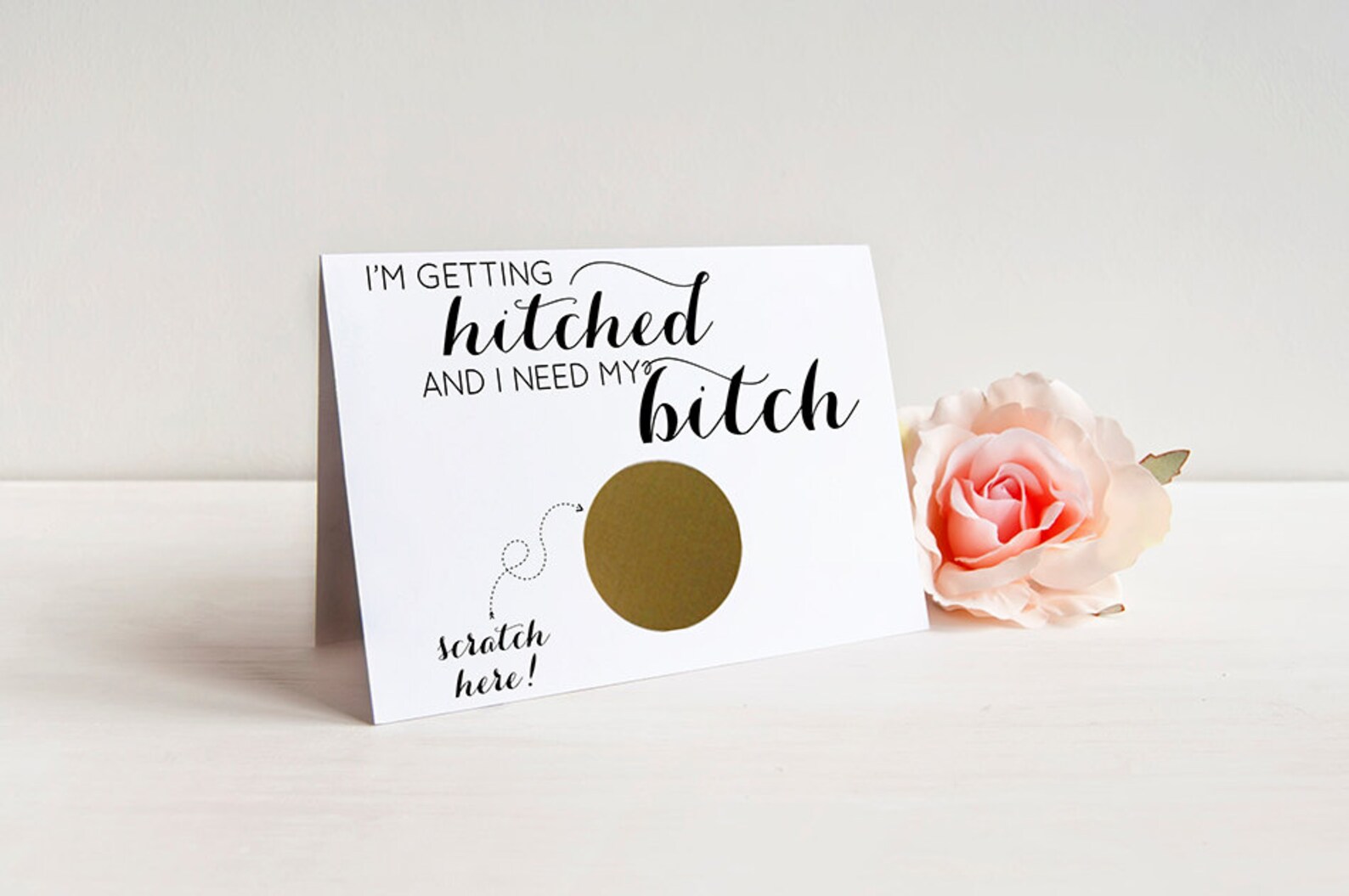 Scratch off Funny I'm Getting Hitched and I Need My Btch - Etsy