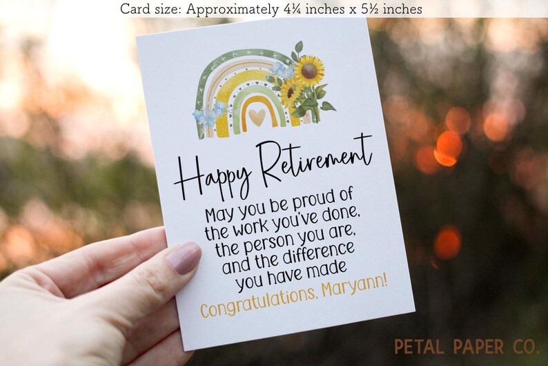 Retirement Card, Happy Retirement Card, Cute Retirement Card, Card for ...