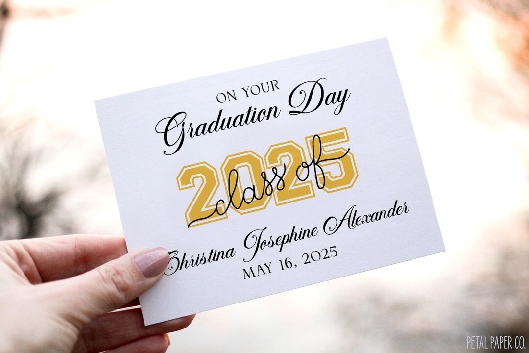 Graduation Card, Congrats Grad Card, Happy Graduation Card ...
