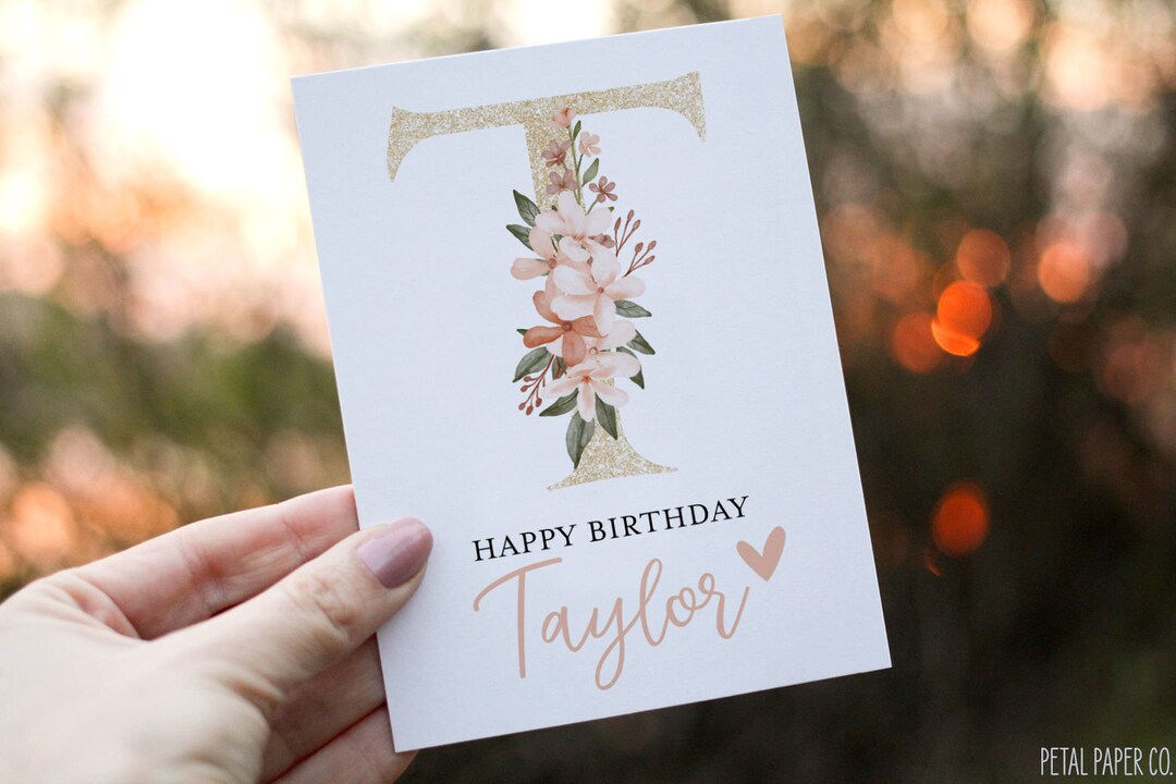 Custom Birthday Card, Personalized Birthday Card, Cute Birthday Card ...