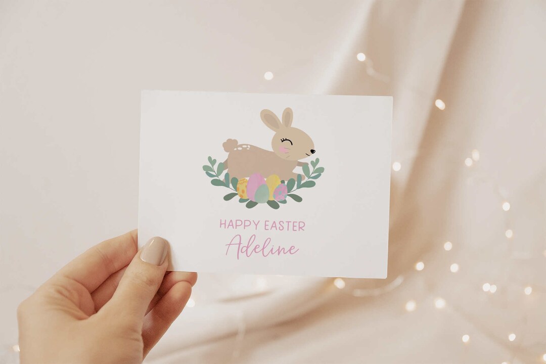 Granddaughter Easter Card, for Daughter, for Niece, Girl Easter Card ...