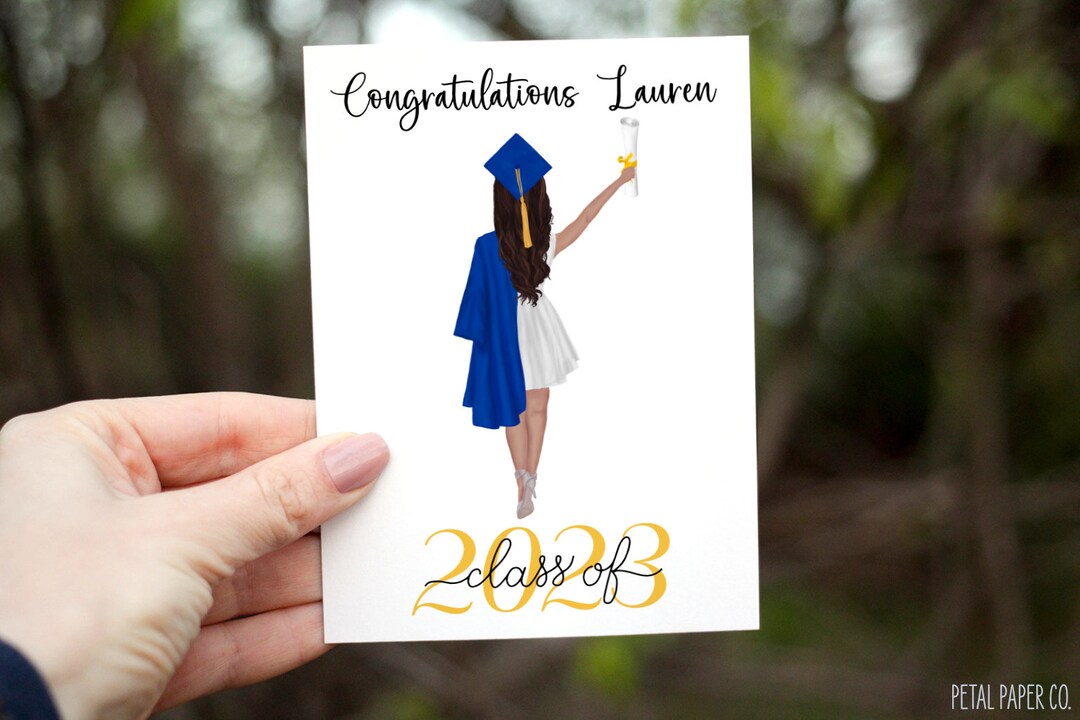 Graduation Card, Congratulations Grad Card, Graduation Card for Senior ...