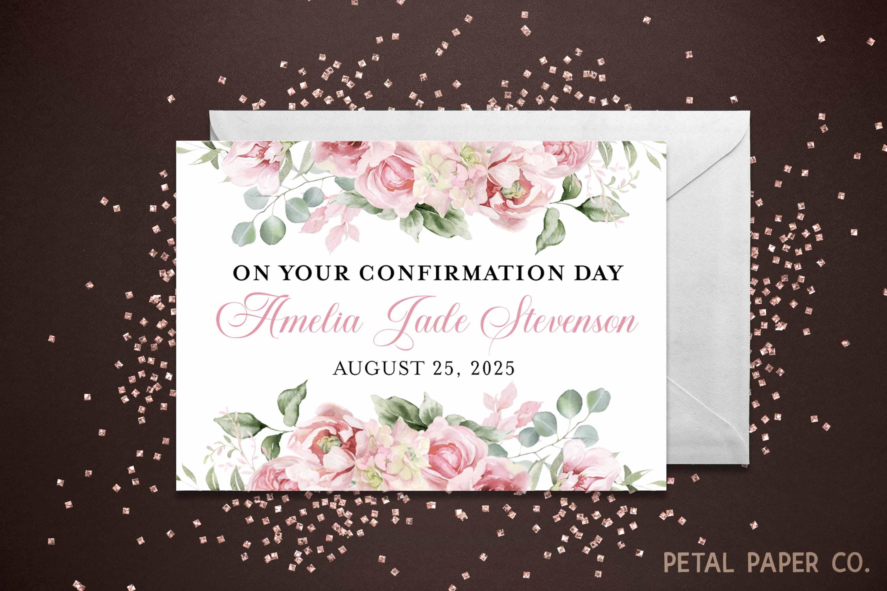 Confirmation Card - on Your Confirmation Day Card for Child ...