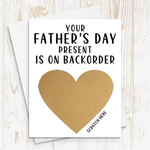 Fathers Day Pregnancy Announcement Scratch off Your Father's Day ...