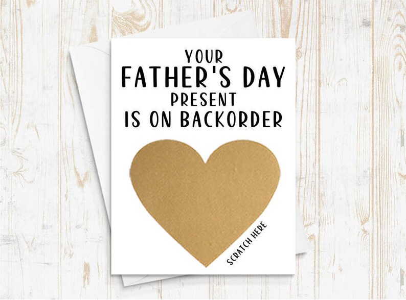 Fathers Day Pregnancy Announcement Scratch off Your Father's Day ...