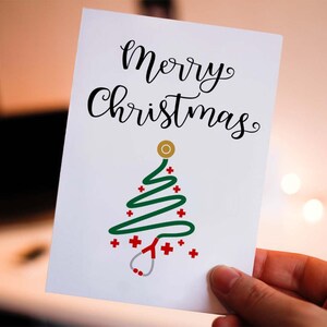 Nurse Christmas Card, Doctor Christmas Card, Medical Worker Thank You ...