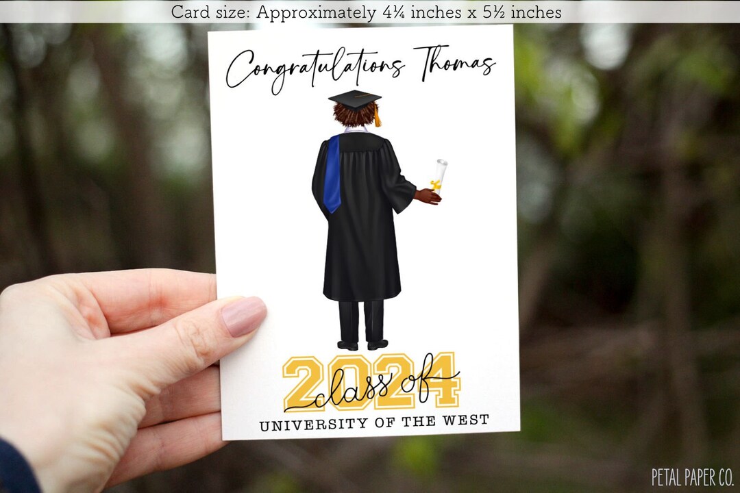 Graduation Card, Congratulations Grad Card, Happy Graduation Card ...