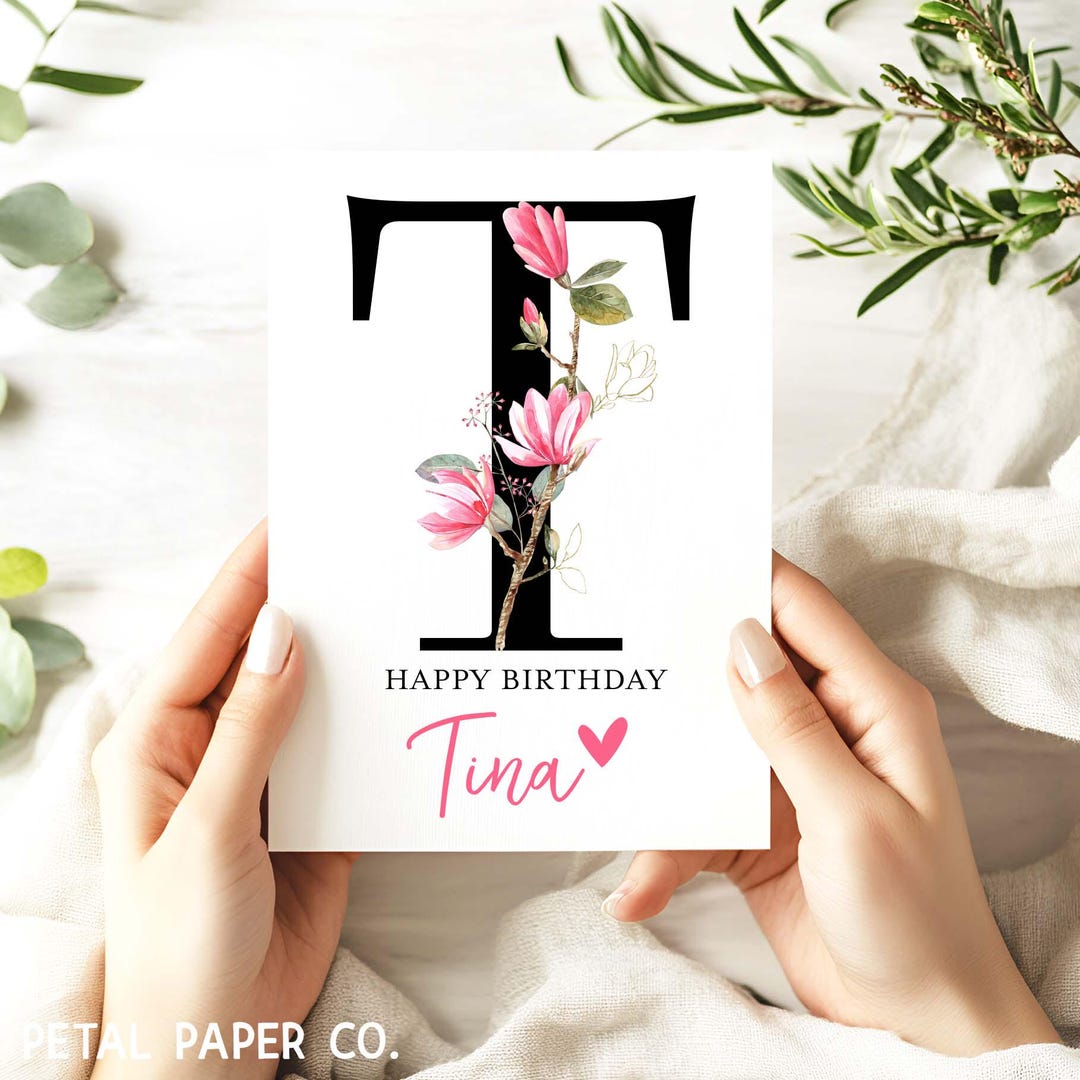 Custom Birthday Card, Personalized Birthday Card, Cute Birthday Card ...
