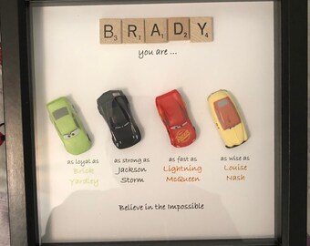 Lightning Mcqueen Frame - Etsy