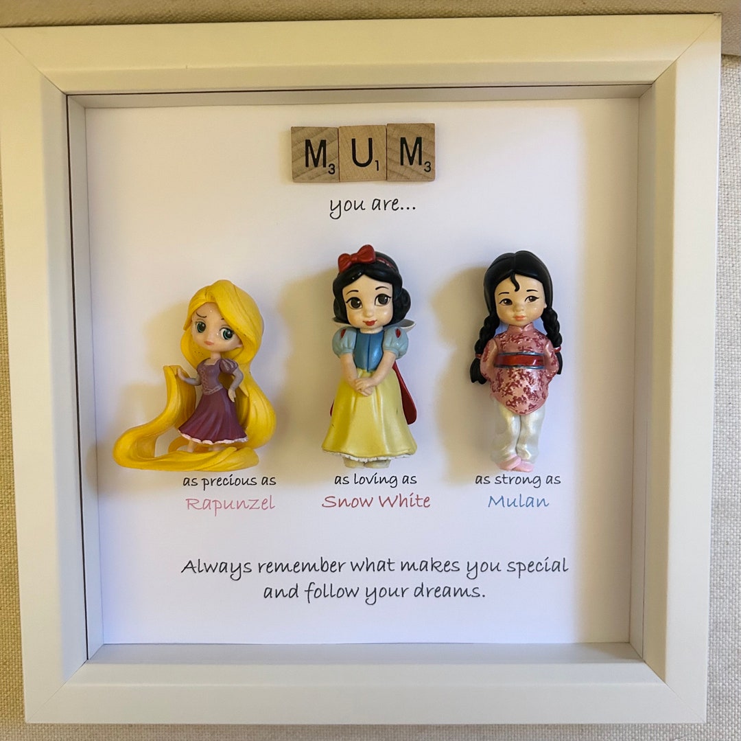 Disney Princess Style Figures Frame Mothers Day Sister Daughter-friend ...