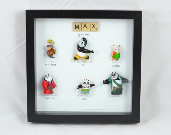 Personalised Kung Fu Panda Kung Fu Panda 3 Box Frame - Etsy