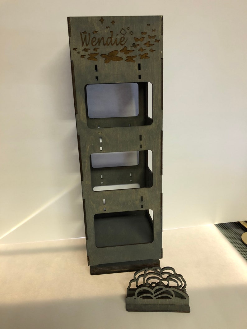 Freestanding Rotating Retail Display Stand With Pegs and - Etsy