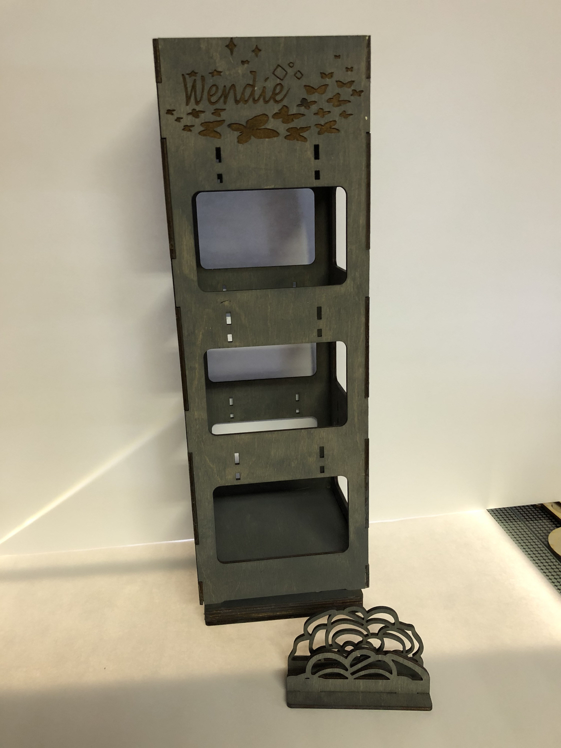 Freestanding Rotating Retail Display Stand With Pegs and - Etsy