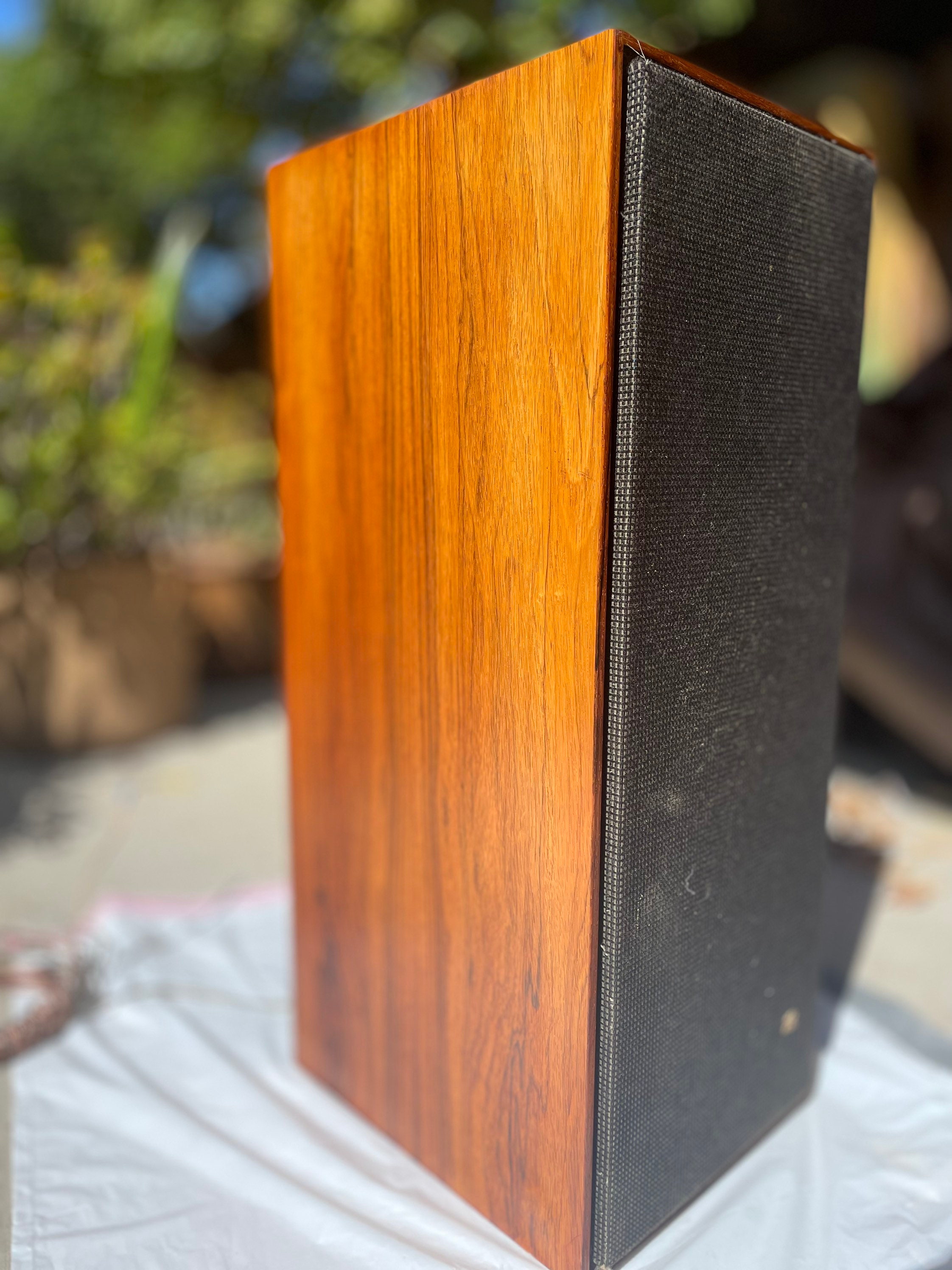 Mid Century Danish Modern Speaker Set Brazilian Rosewood Bose - Etsy