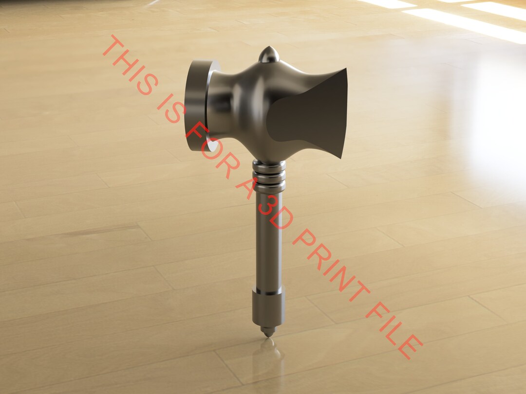 3D PRINT FILE - Asgardian War Hammer MCU Thor Beta Ray Bill Cosplay ...