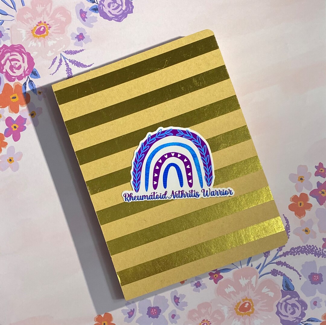 Rheumatoid Arthritis Warrior Rainbow Sticker | Laptop Stickers ...