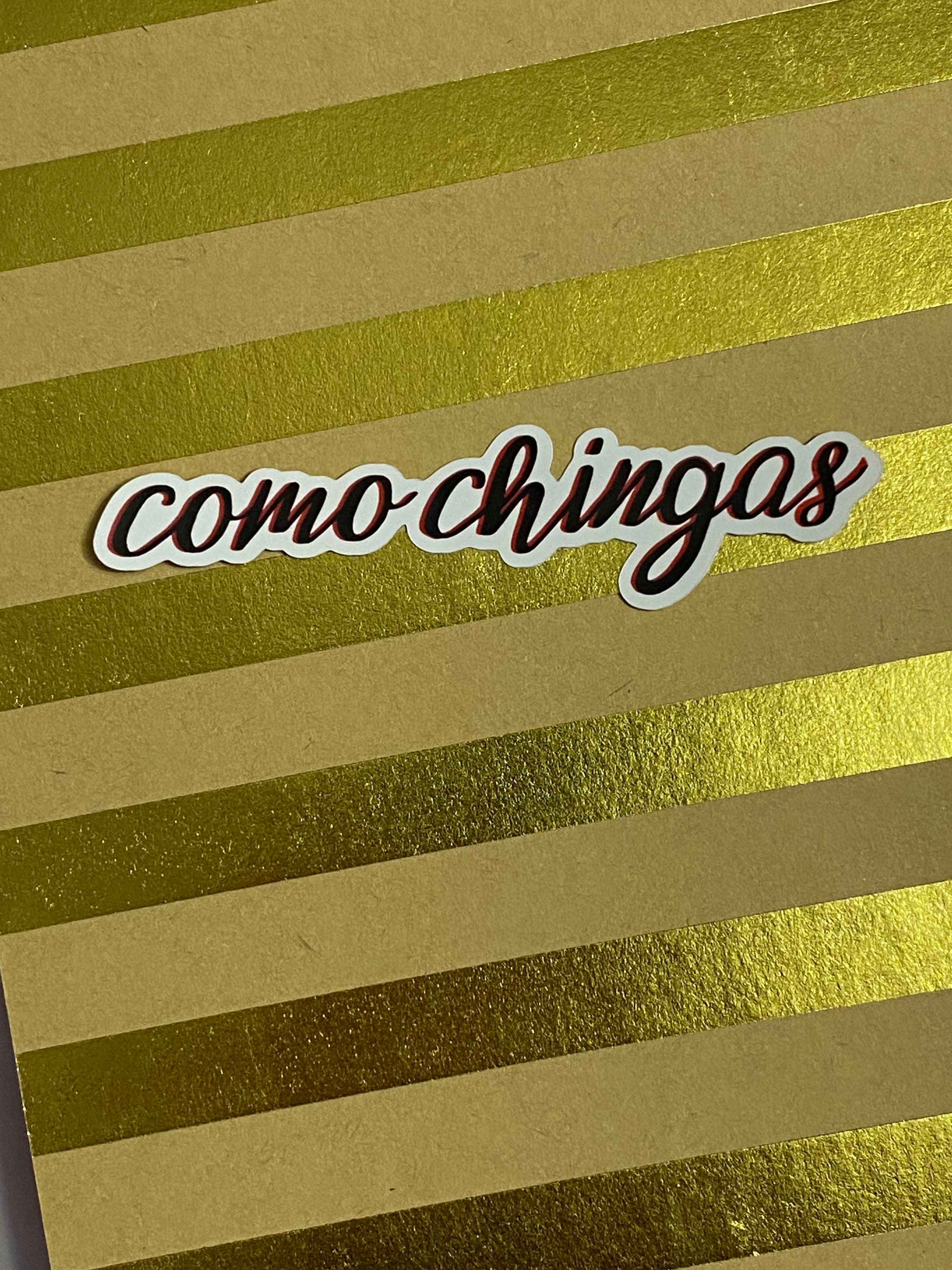 Como Chingas - Spanish, Inspirational Sticker, Quote Sticker, Laptop ...