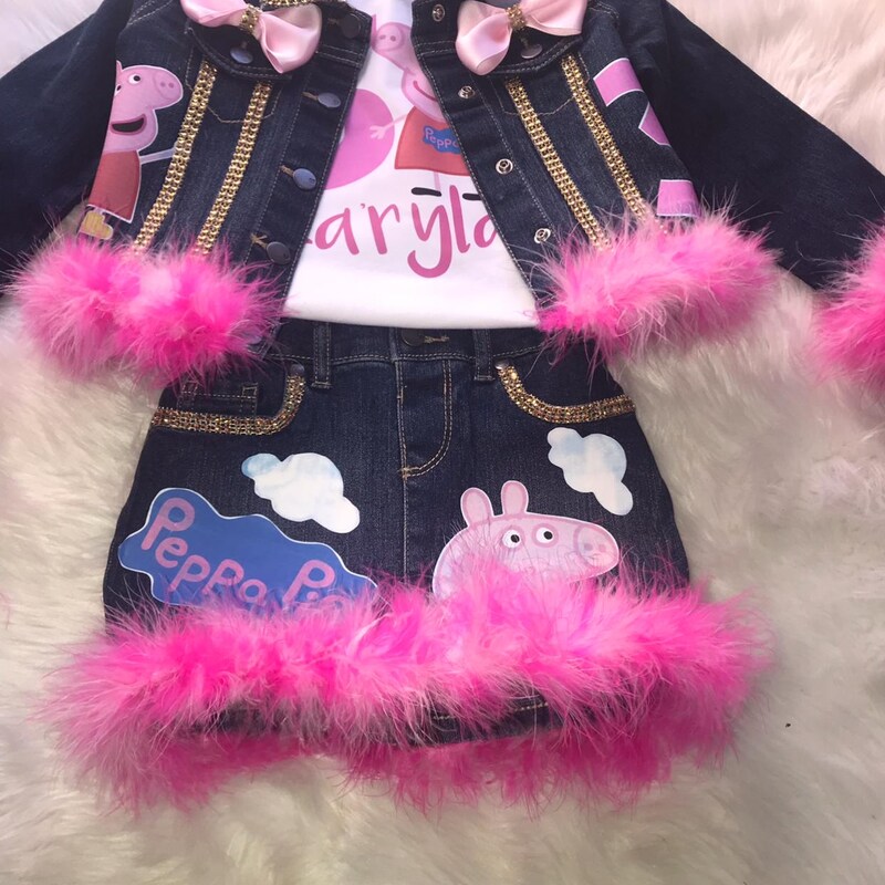 Peppa Pig Birthday Outfit - Etsy