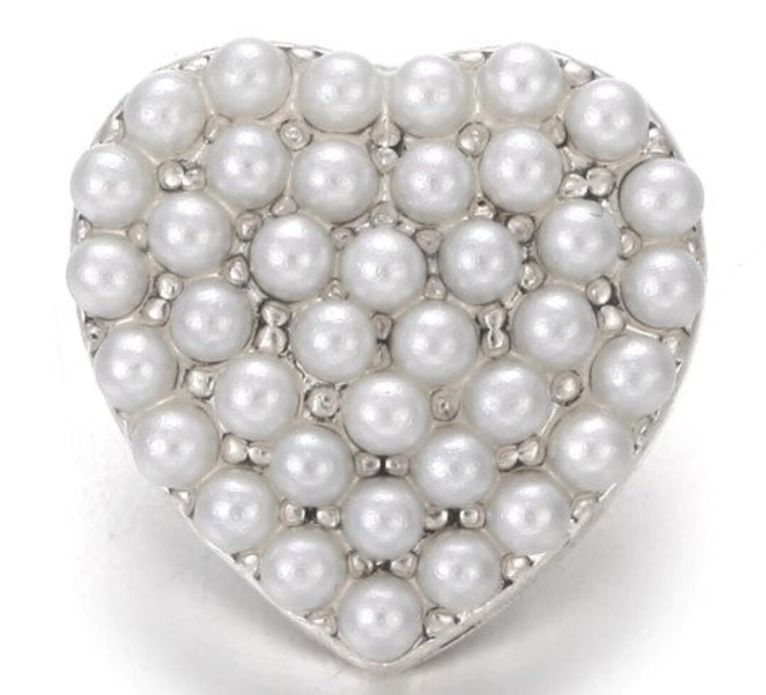 Item 9013 12mm White Pearl Snap for Jewelry Snap - Etsy