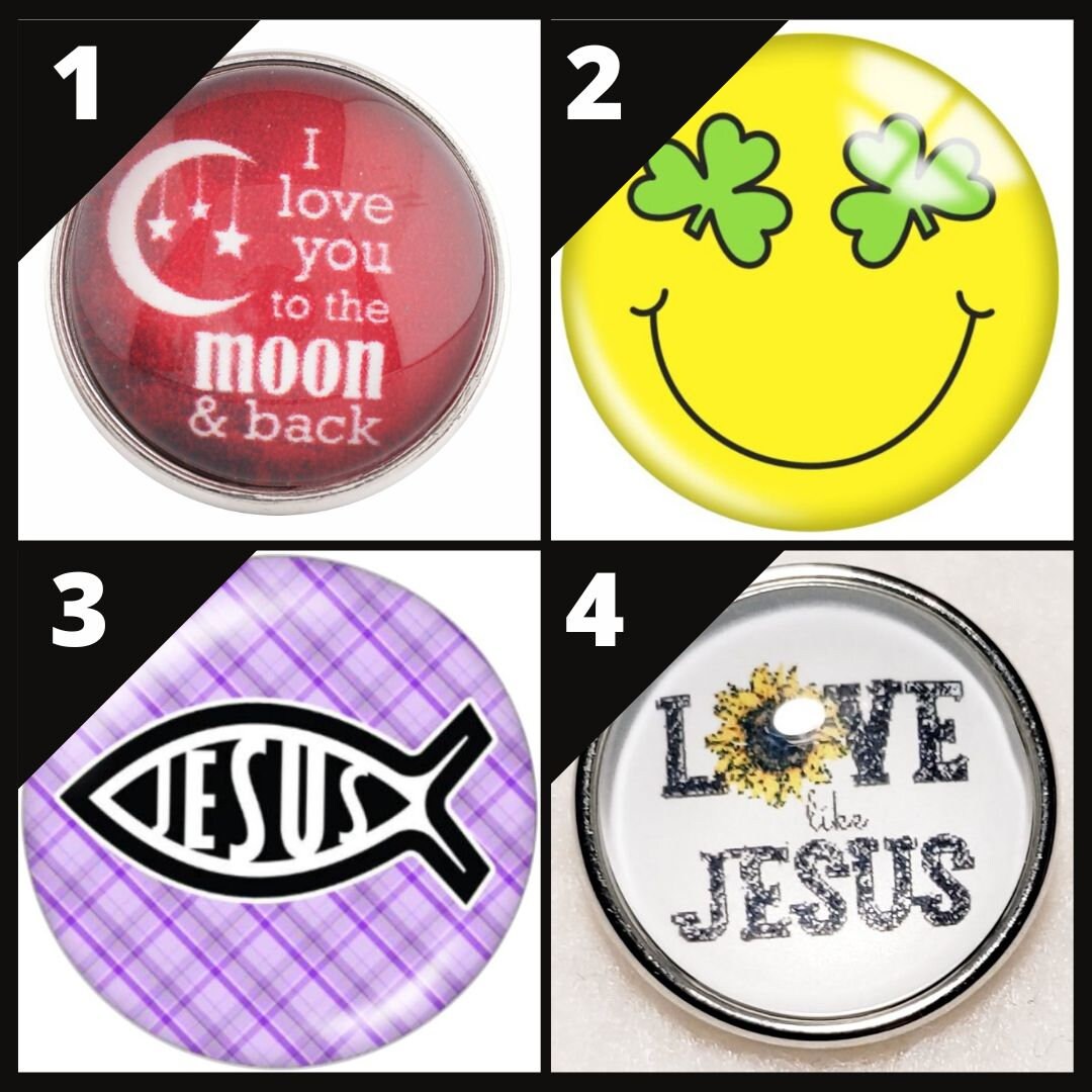 Item 0012-9930-9918-8404 18mm/20mm Glass Dome Snaps for Snap Jewelry - Etsy