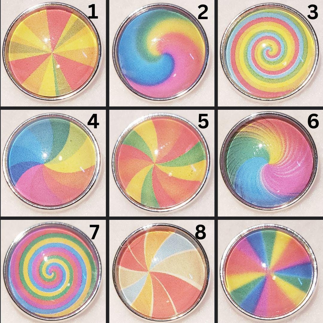 18mm/20mm Spiral Snaps for Snap Jewelry - Item# 0372-0373-0374-0375 ...